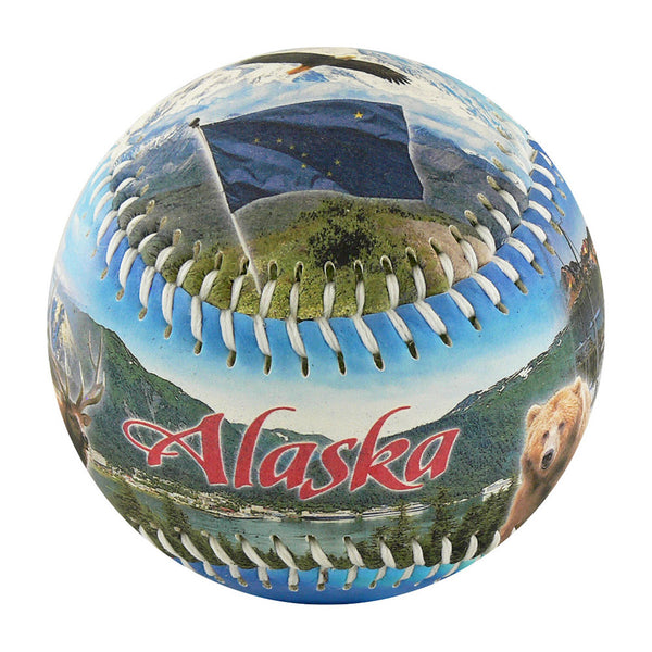 Alaska Official Weight Full Color Baseball Souvenir Gift – EnjoyLife Inc