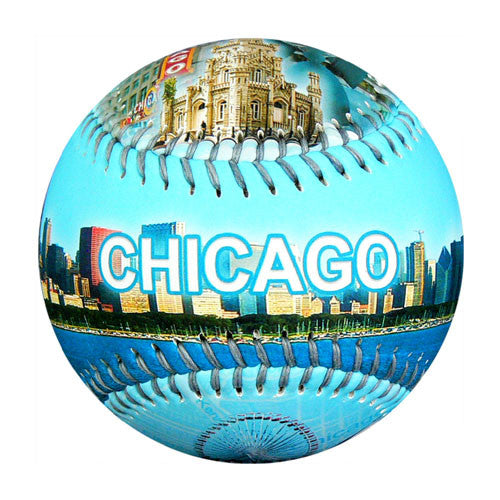Chicago Official Weight Baseball Full Color Souvenir Gift – EnjoyLife Inc